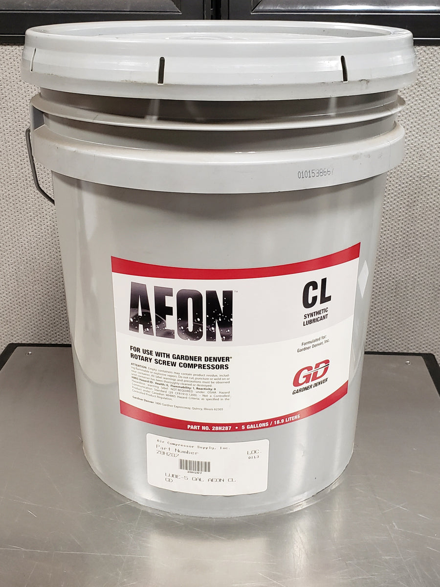 28H287: LUBE AEON CL 5 GAL – Air Compressor Supply