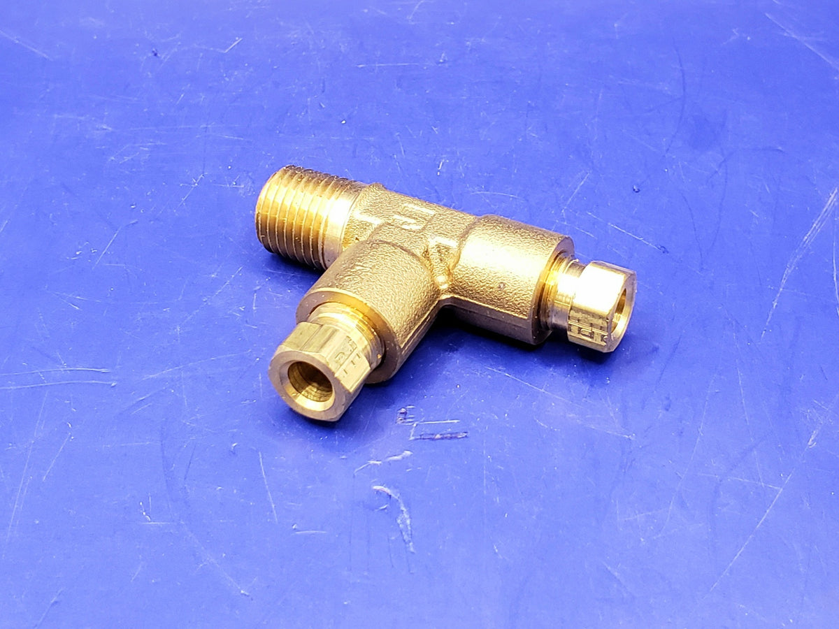 2009284: TEE - TUBE, BRASS ** USE 86E236 ** GD – Air Compressor Supply